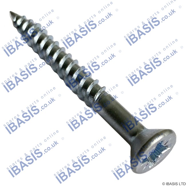 WOOD SCREW NO.12 X 2 INCH SLOTTED CSK HEAD STEEL - Hanicks