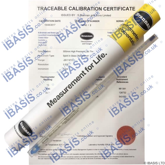 PRECISION LABORATORY THERMOMETER - Hanicks