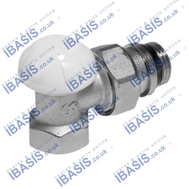 R14TG 1/2 ANGLE LOCKSHIELD, CHROME PLATED, IRON PIPE CONNECTION AND ...