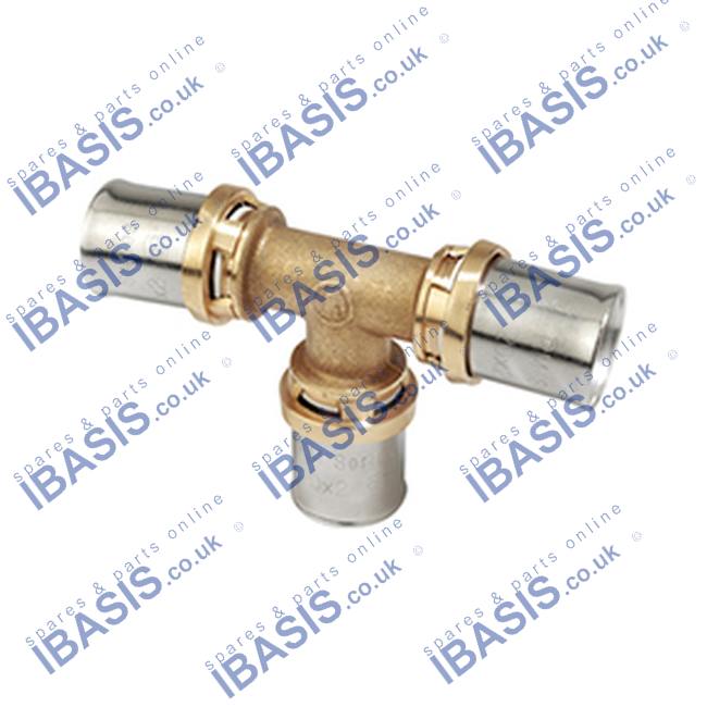 RM150 63 X 4,5 TEE FITTING, MULTI-JAW PRESS CONNECTIONS FOR PLASTIC OR ...