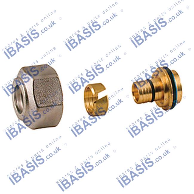 R179 18 X (12 X 1,5) PLASTIC PIPE ADAPTOR. FOR PLUMBING SYSTEMS - Hanicks