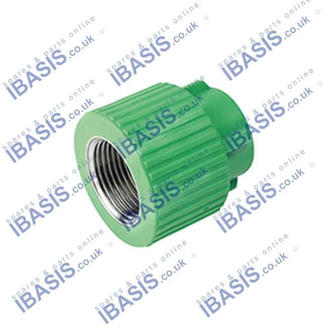 H109 32 X 1 STRAIGHT FITTING, FEMALE THREAD AND FEMALE FUSION ...