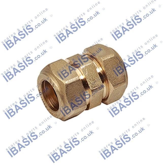 R560 Ø8 STRAIGHT FITTING, BRASS FINISH, COPPER PIPE CONNECTIONS. FOR ...