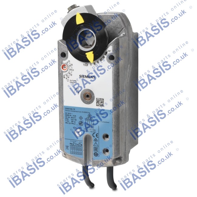 ROTARY AIR DAMPER ACTUATOR, AC/DC 24 V, DC 0…10 V, 7 NM, SPRING RETURN ...