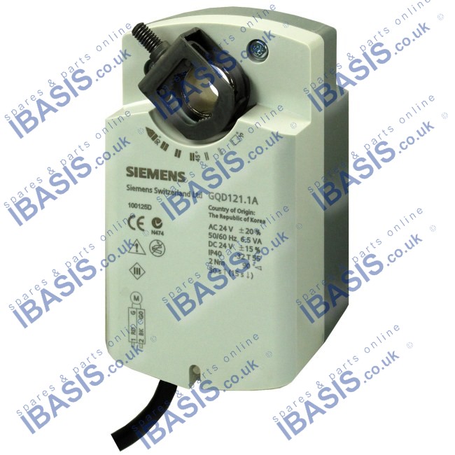 ROTARY AIR DAMPER ACTUATOR, AC/DC 24 V, 3-POSITION, 2 NM, SPRING RETURN ...