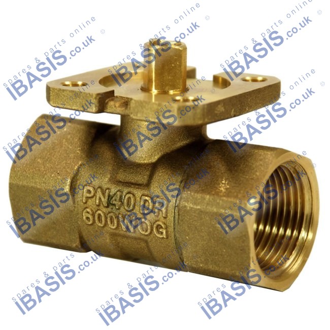 2-PORT BALL VALVE, INTERNAL THREAD, PN40, DN20, KVS 10 - Hanicks