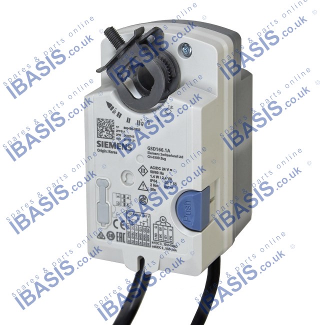 ROTARY AIR DAMPER ACTUATORS, AC/DC 24 V, 2 NM, 30 S, 2 AUXILIARY ...