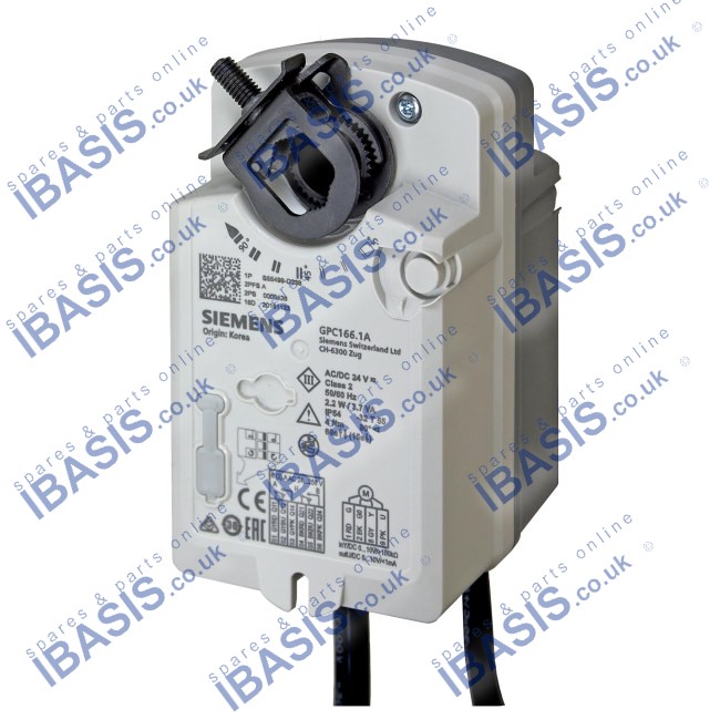 ROTARY AIR DAMPER ACTUATOR, AC/DC 24 V, DC 0-10 V, 4 NM, SPRING RETURN ...