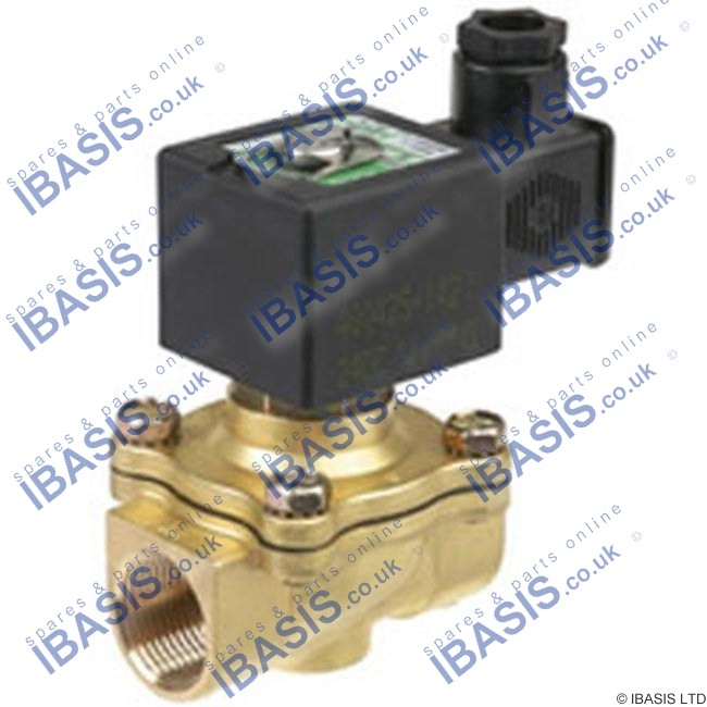 PILOT OPERATED SOLENOID VALVE, NORMALLY/OPEN, 3/4 110 AC AIR, INERT GAS ...