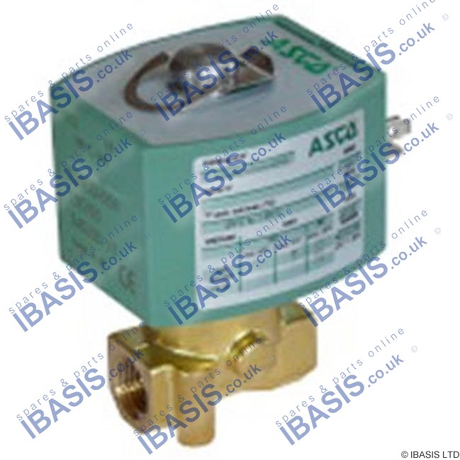 DIRECT OPERATED SOLENOID VALVE, NC, G/RP 1/4, D=7.1 BRASS BODY, NBR ...