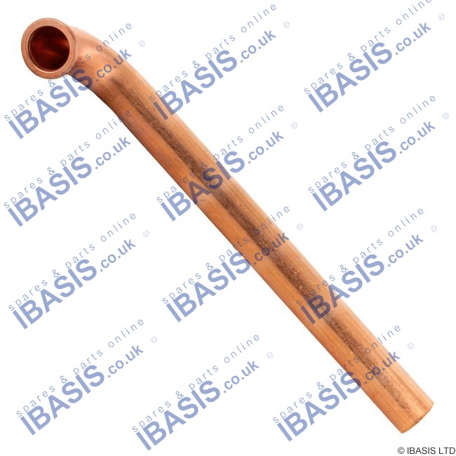 PIPE 15MM DIA BENT DHW OUTLET - Hanicks