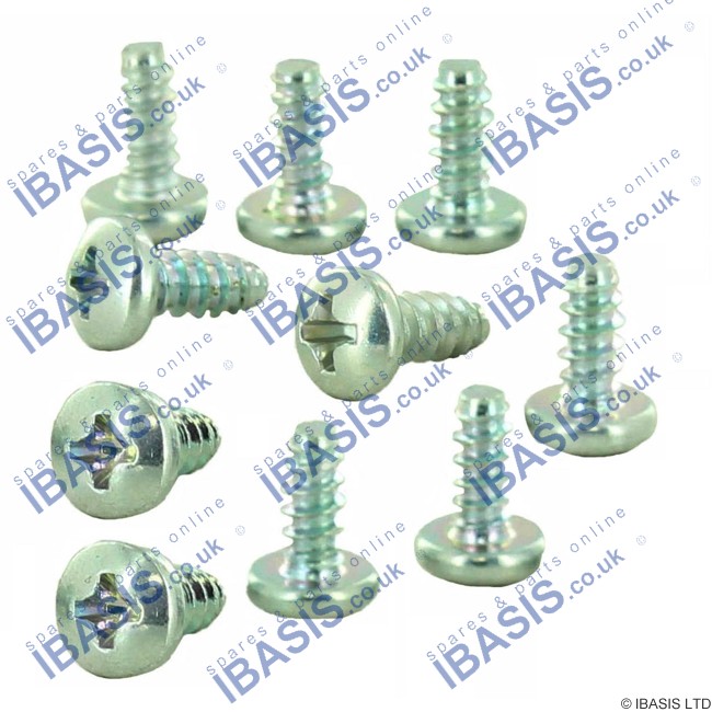 SCREW NO.8 X 3/8 INCH PHILLIPS (PK 10) - Hanicks