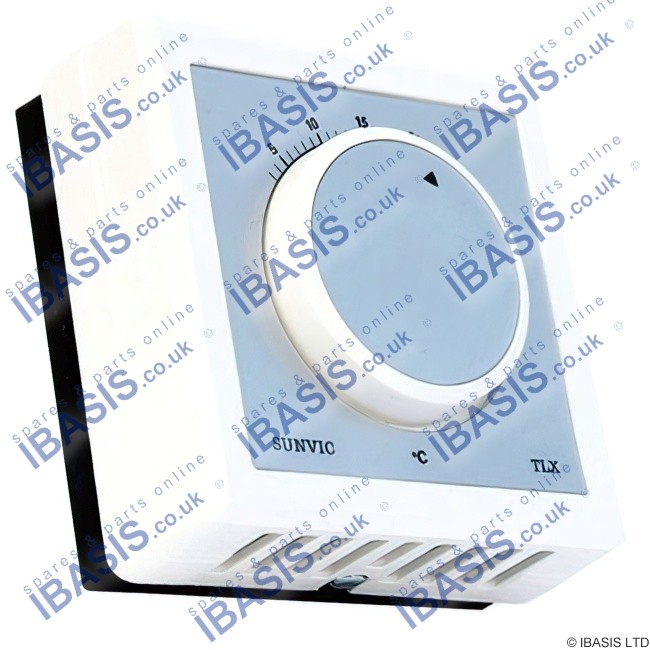SUNVIC TLX2356 ROOM STAT SPDT 3-27DEG C 6AMP - Hanicks