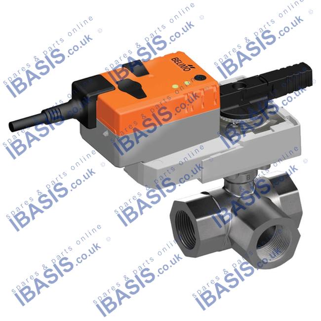 CHARACTERISED CONTROL VALVE, 3-WAY, DN 32, INTERNAL THREAD, RP 1 1/4 ...