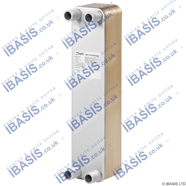 XB37L-1 90 PN16 G 1 X20MM BRAZED HEAT EXCHANGER PATTERN TYPE MP - Hanicks