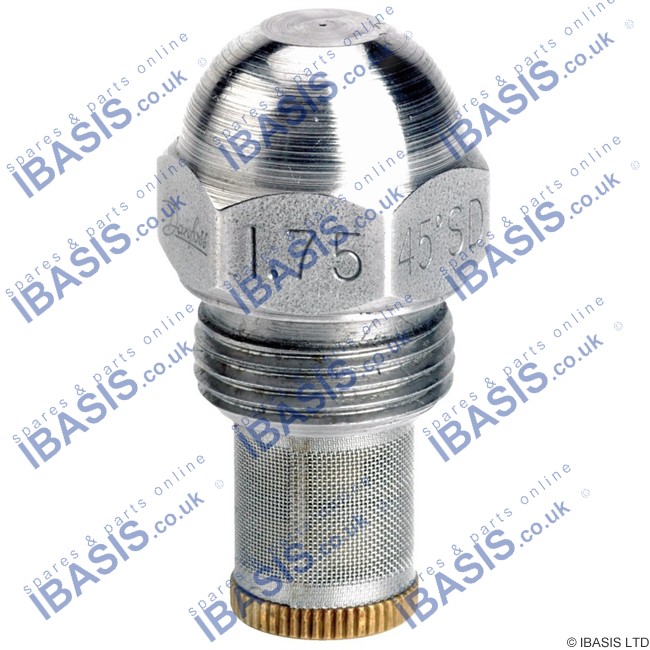 OIL NOZZLE 2.50 GALLON X 45SD SOLID - Hanicks