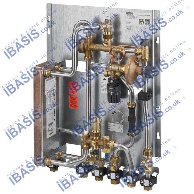 REGUDIS W-HTU DWELLING STATION WITHOUT COLD WATER OUTLET AND SPACER FOR ...