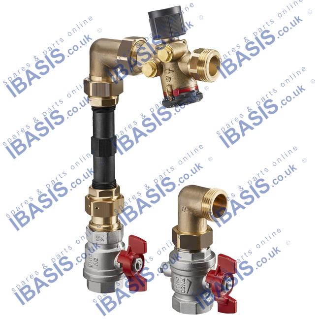 HEAT METER CONNECTION SET WITH COCON QTZ PRESSURE INDEPENDENT CONTROL ...