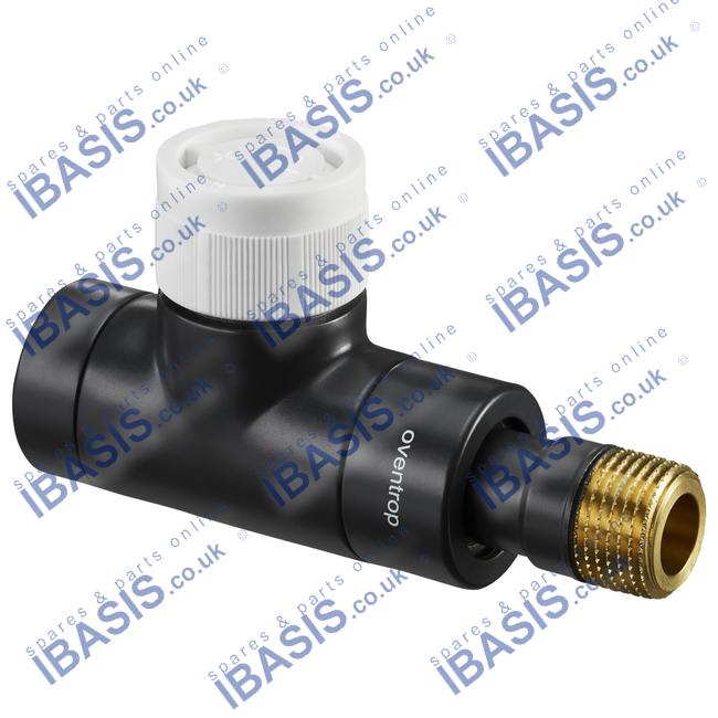 E THERMOSTATIC VALVE, STRAIGHT DN 15, RP ½ X R ½, PN 10, ANTHRACITE ...